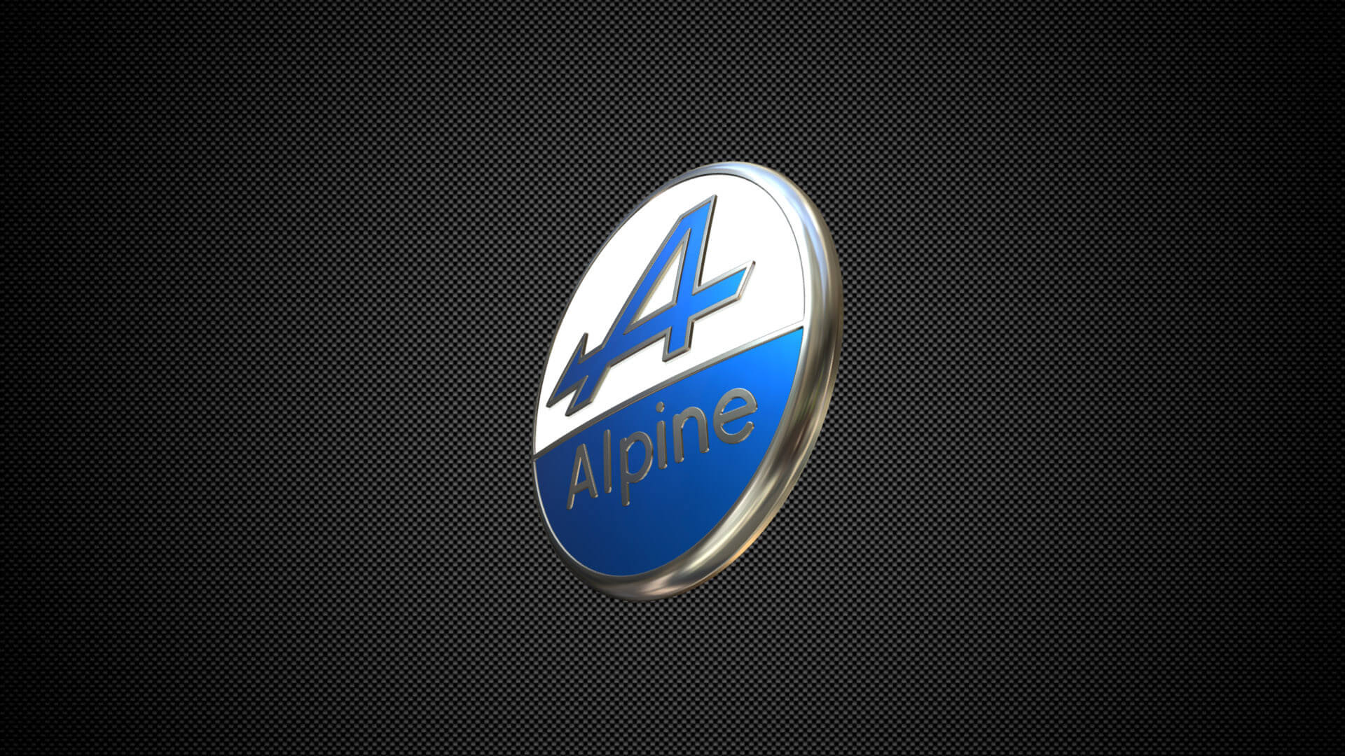 Alpine Logo - 3D Model by 3d_logoman