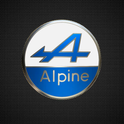 Alpine Logo - 3D Model by 3d_logoman