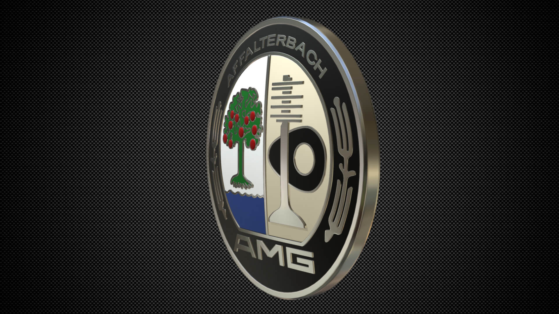 AMG Logo - 3D Model by 3d_logoman