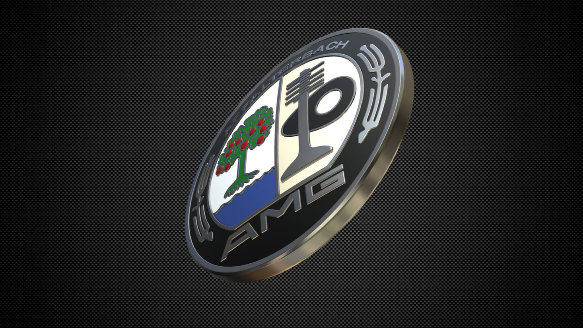 AMG Logo - 3D Model by 3d_logoman