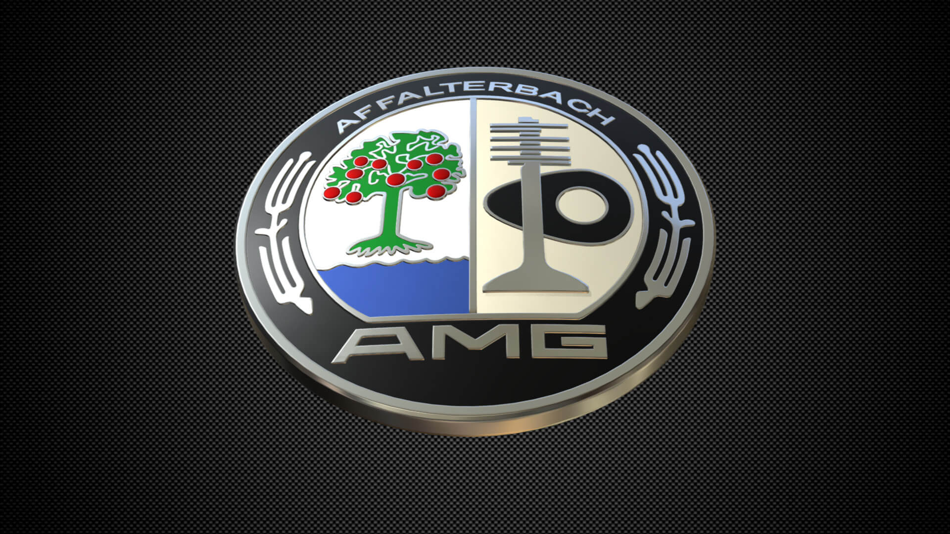 AMG Logo - 3D Model by 3d_logoman