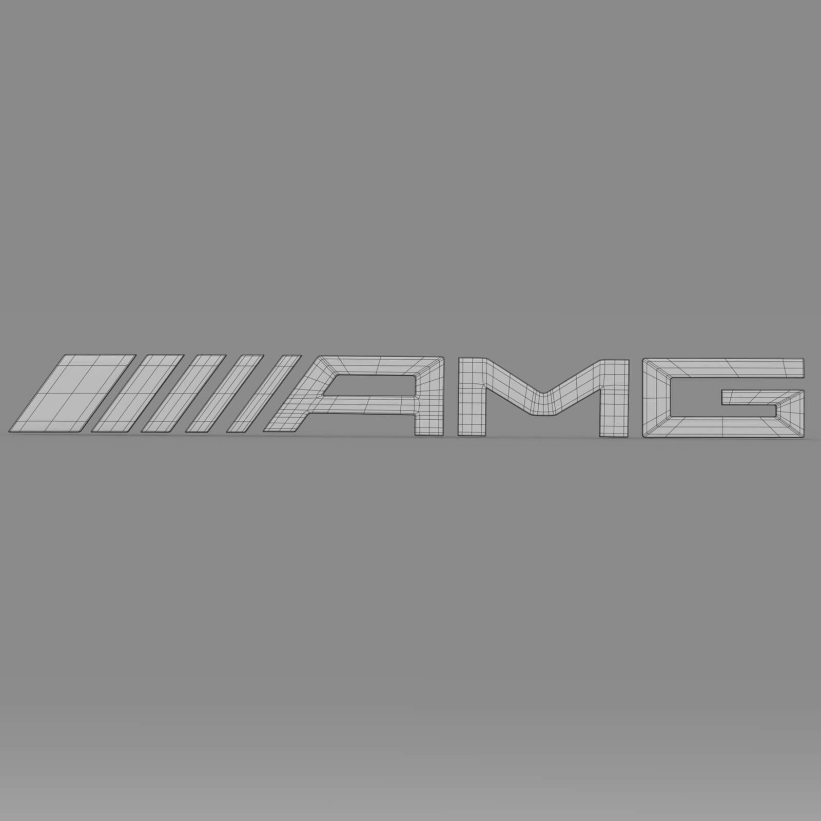 AMG Logo - 3D Model by 3d_logoman