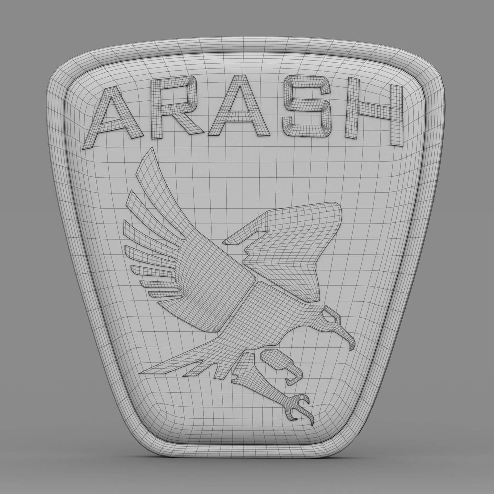 Arash Logo - 3D Model by 3d_logoman