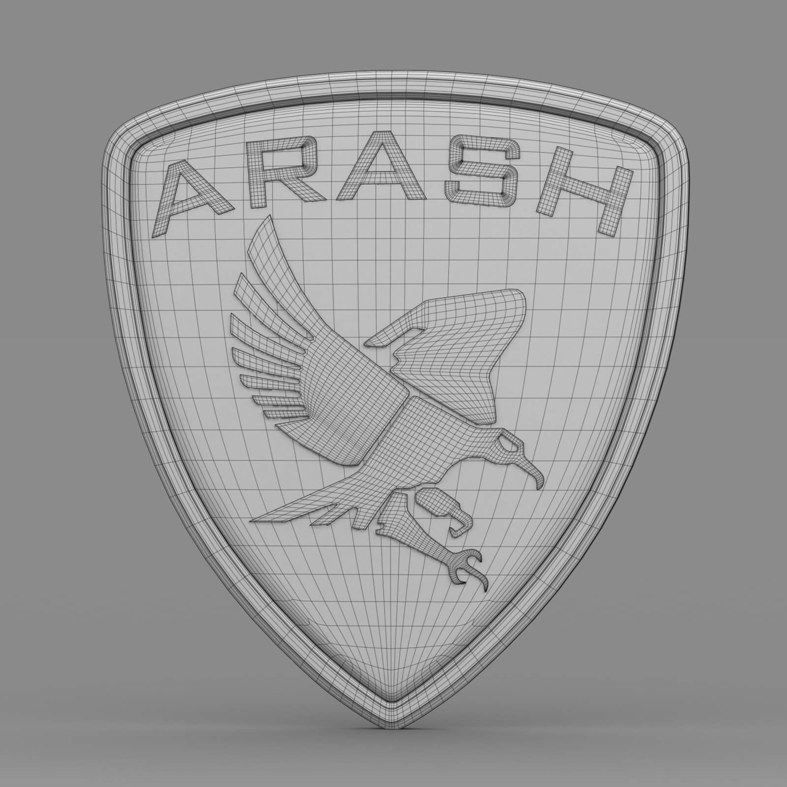 Arash Logo - 3D Model by 3d_logoman