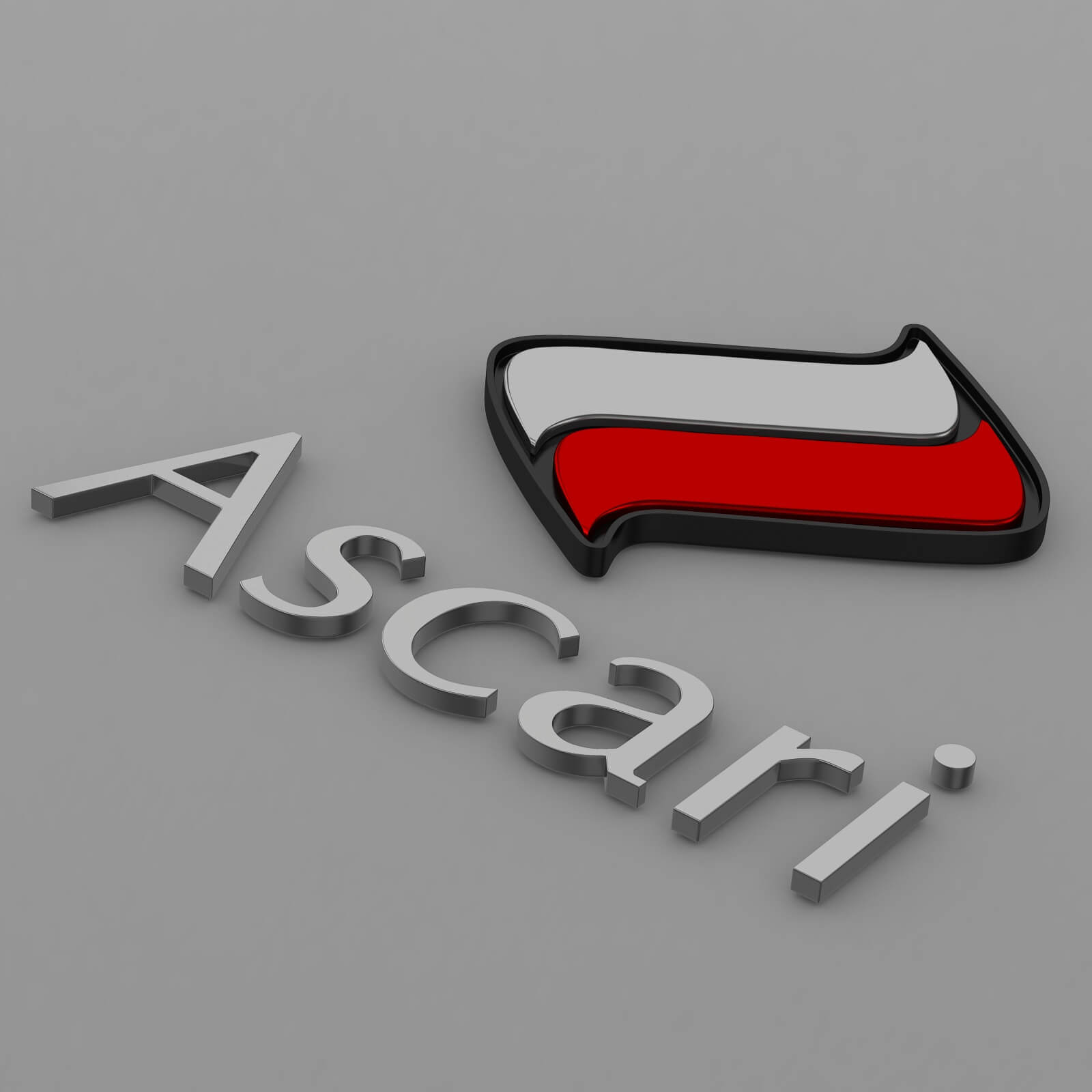 Ascari Logo - 3D Model by 3d_logoman