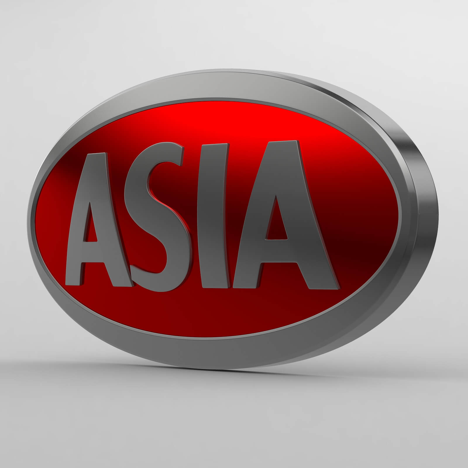 Asia Logo - 3D Model by 3d_logoman