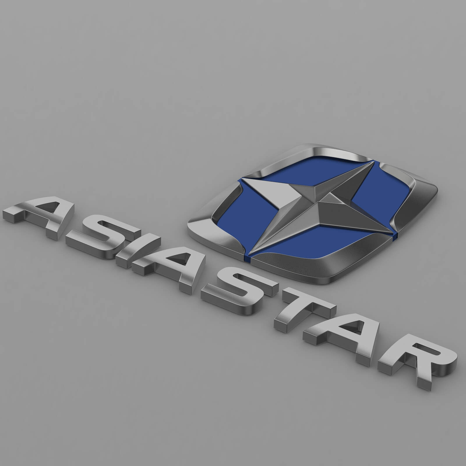 Asiastar Logo - 3D Model by 3d_logoman