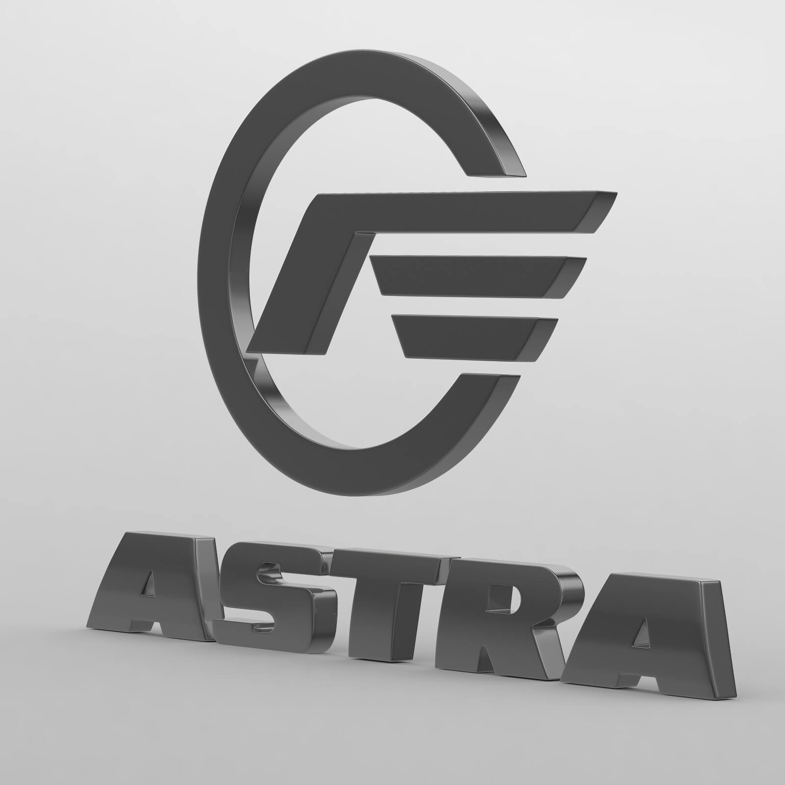 Astra Logo - 3D Model by 3d_logoman