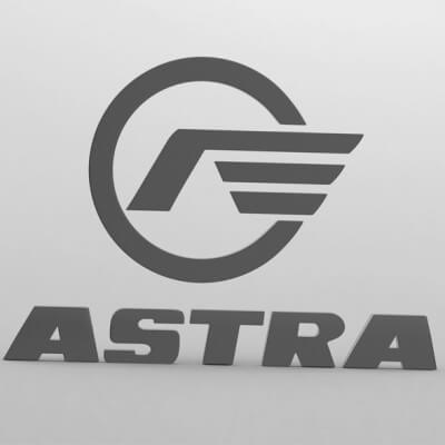 Astra Logo - 3D Model by 3d_logoman