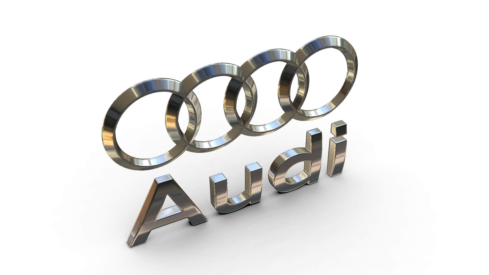 Audi Logo - 3D Model by 3d_logoman