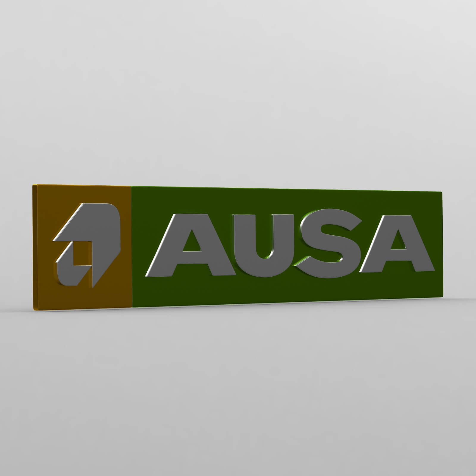 Ausa Logo - 3D Model by 3d_logoman