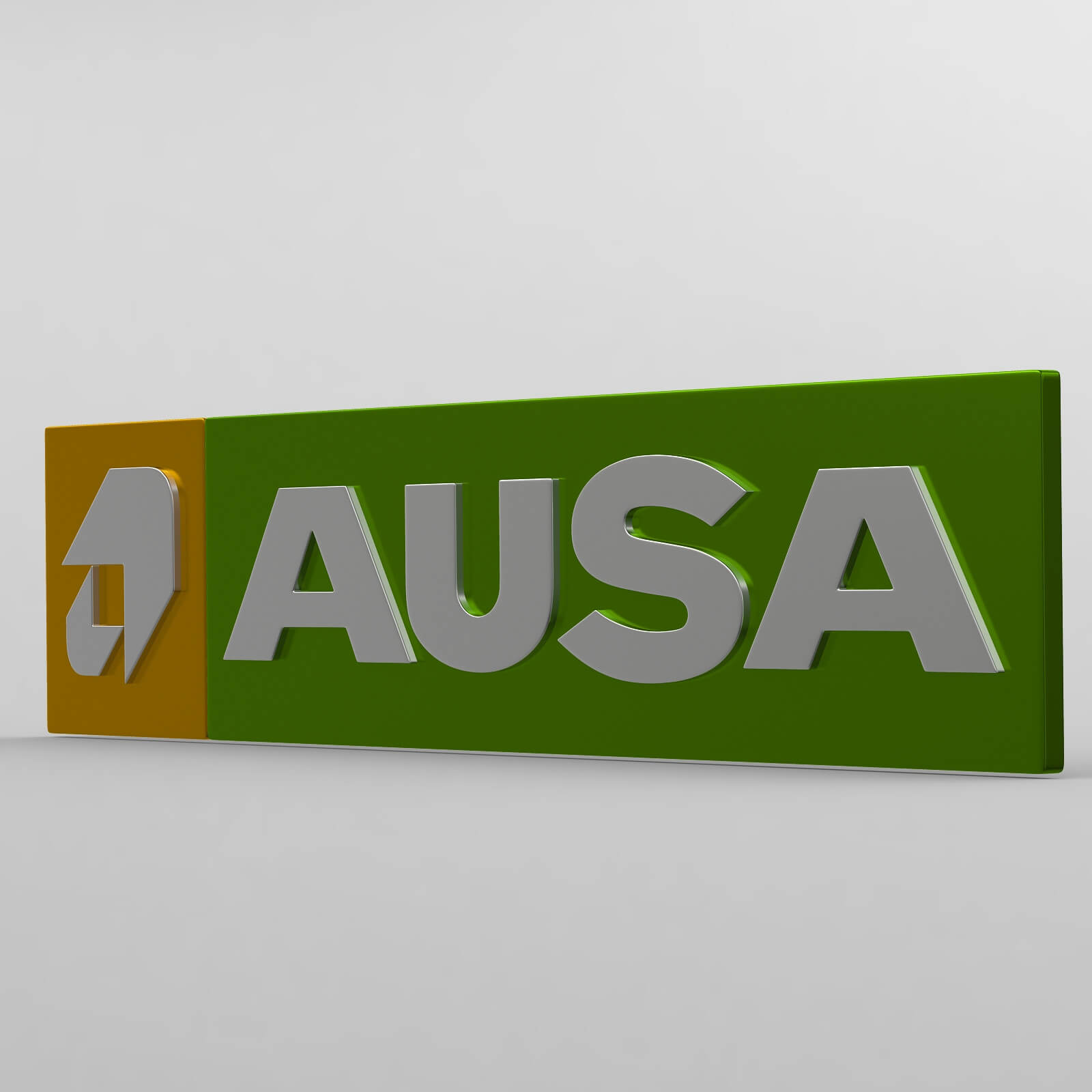 Ausa Logo - 3D Model by 3d_logoman