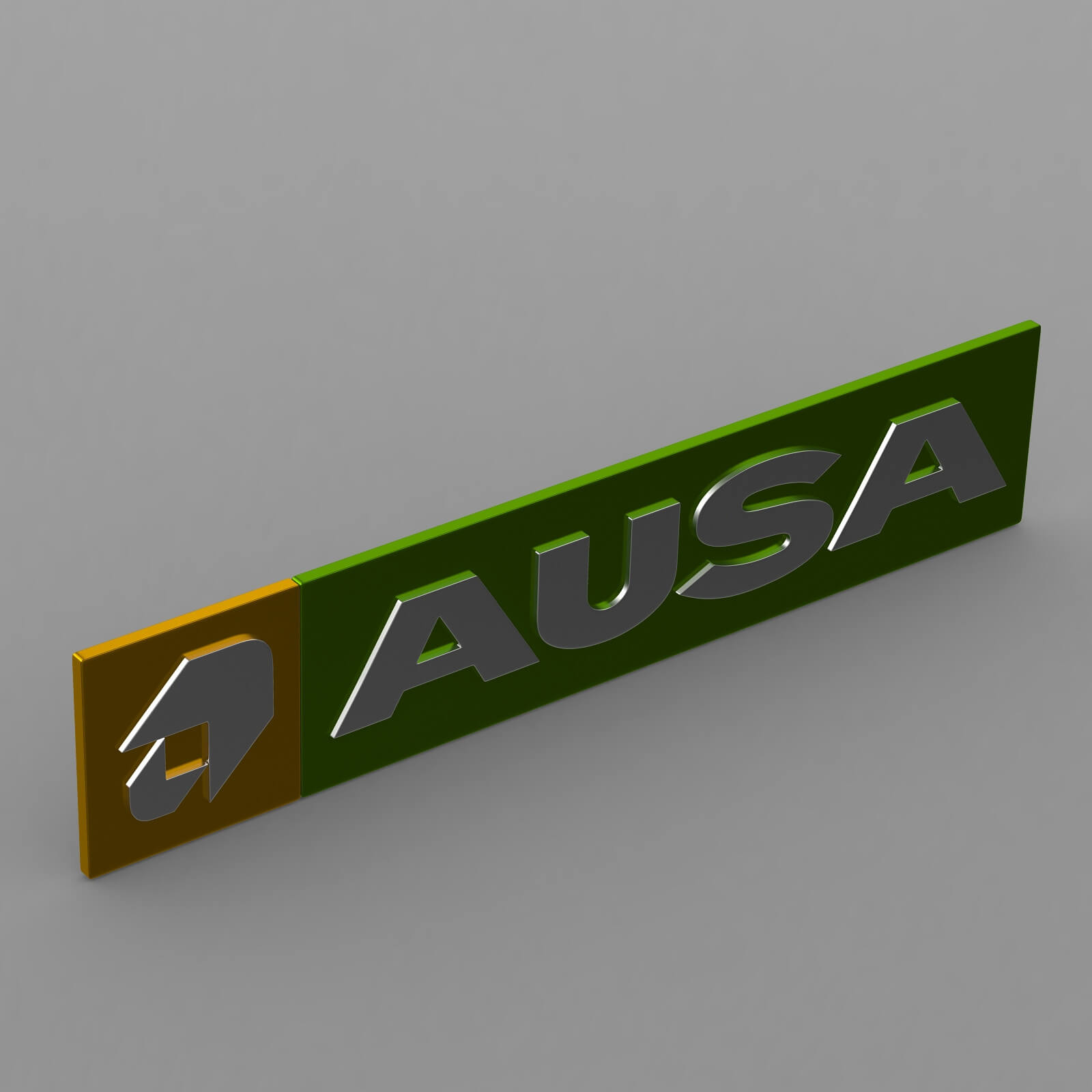 Ausa Logo - 3D Model by 3d_logoman