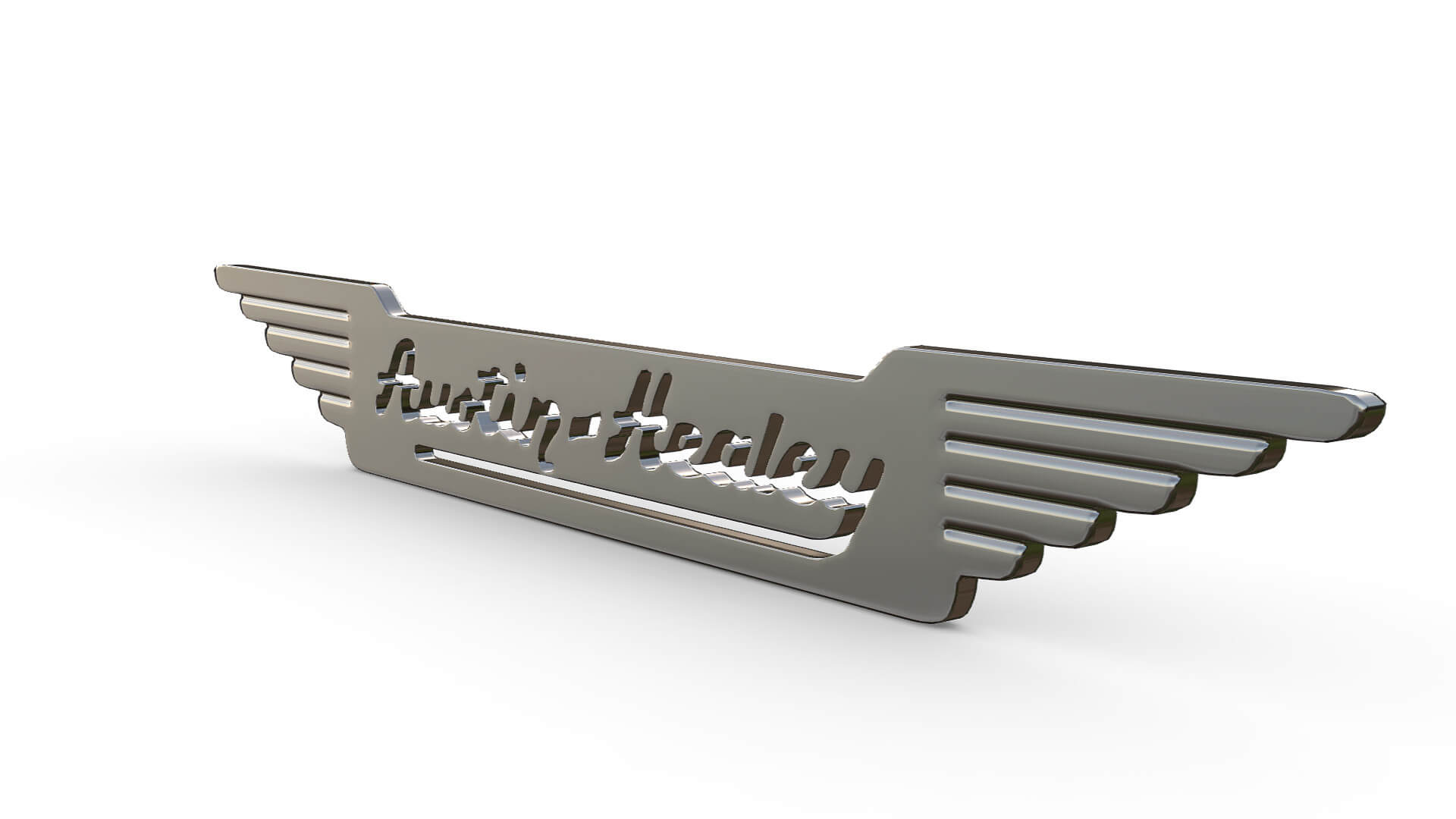 Austin Healey Logo - 3D Model by 3d_logoman