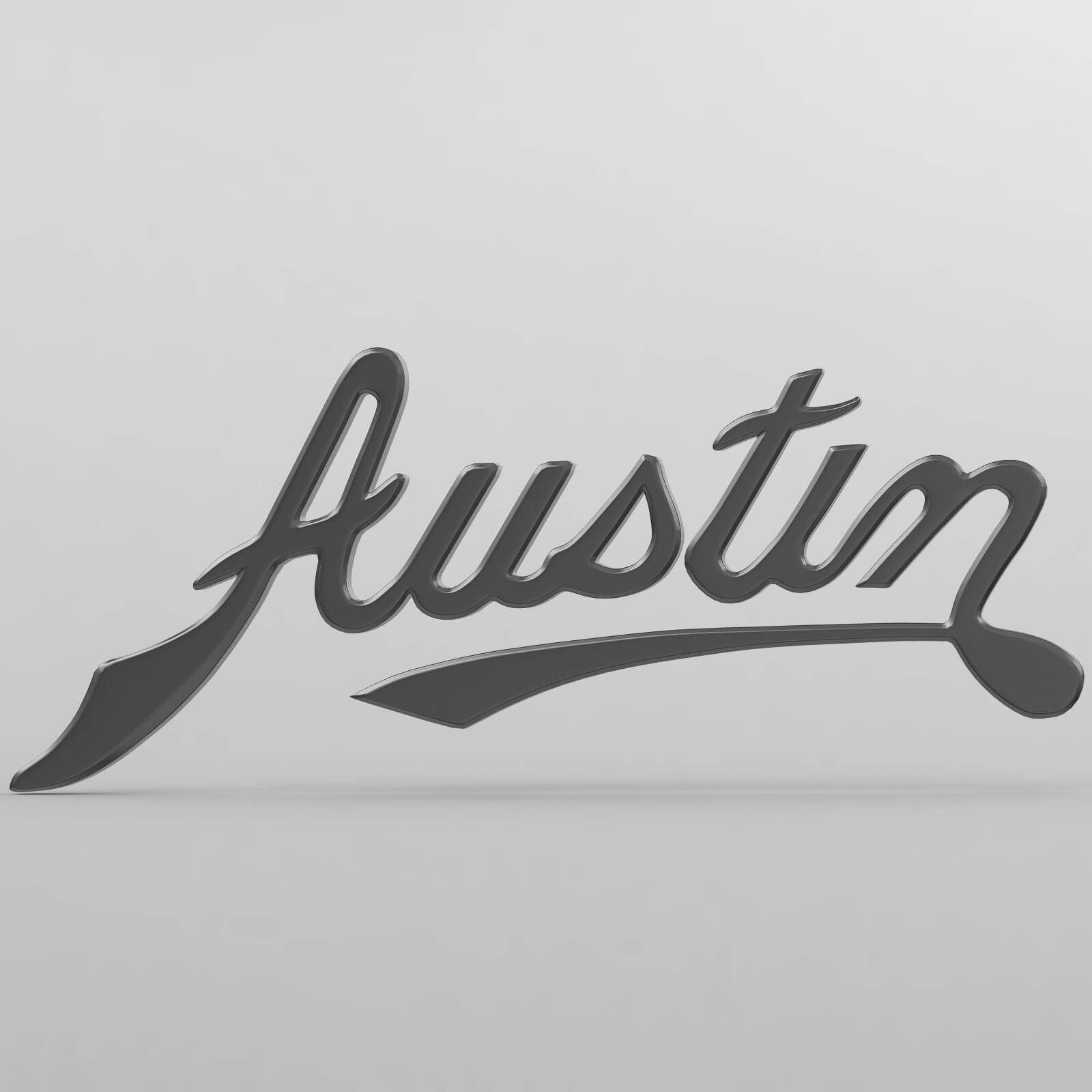 Austin Logo - 3D Model by 3d_logoman