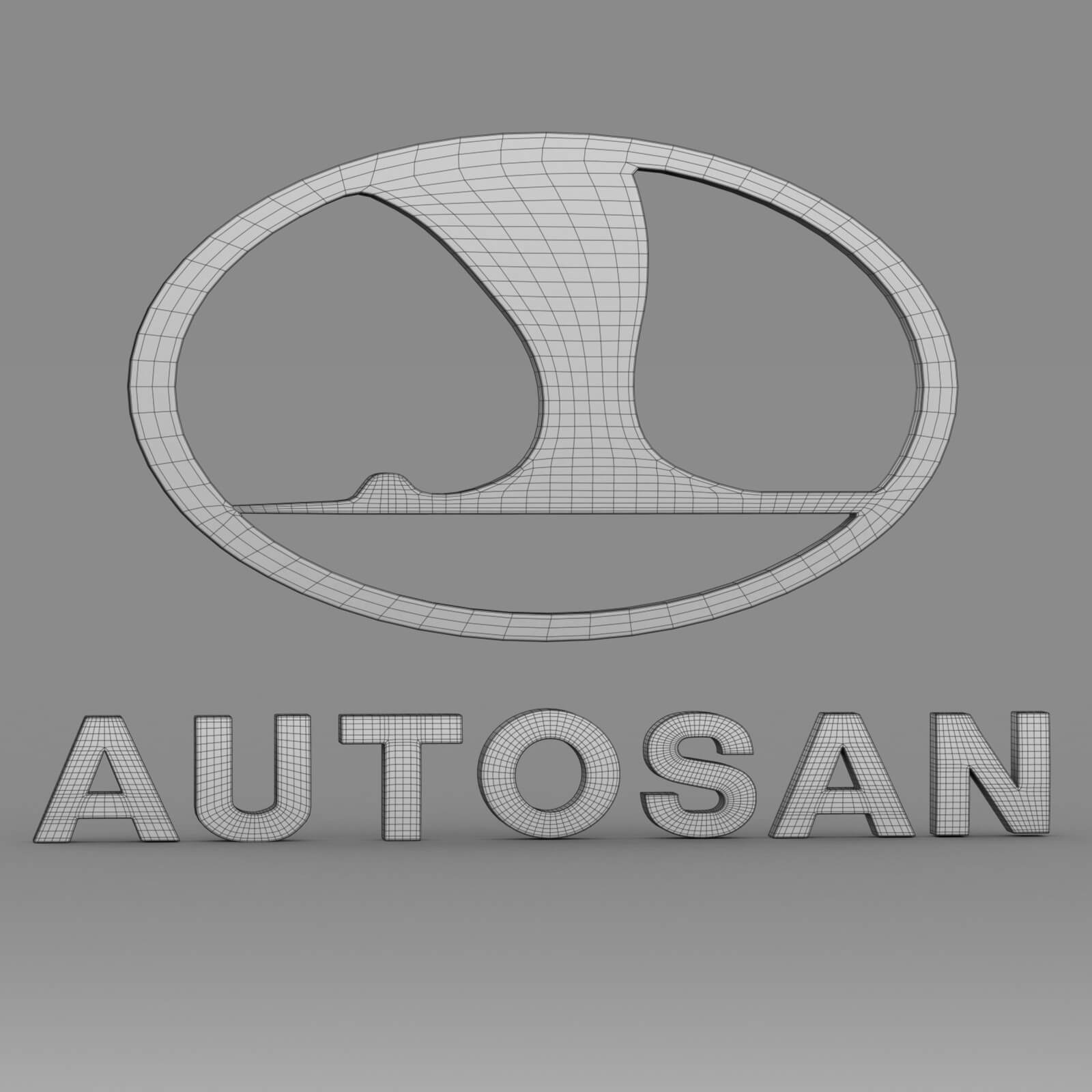 Autosan Logo - 3D Model by 3d_logoman