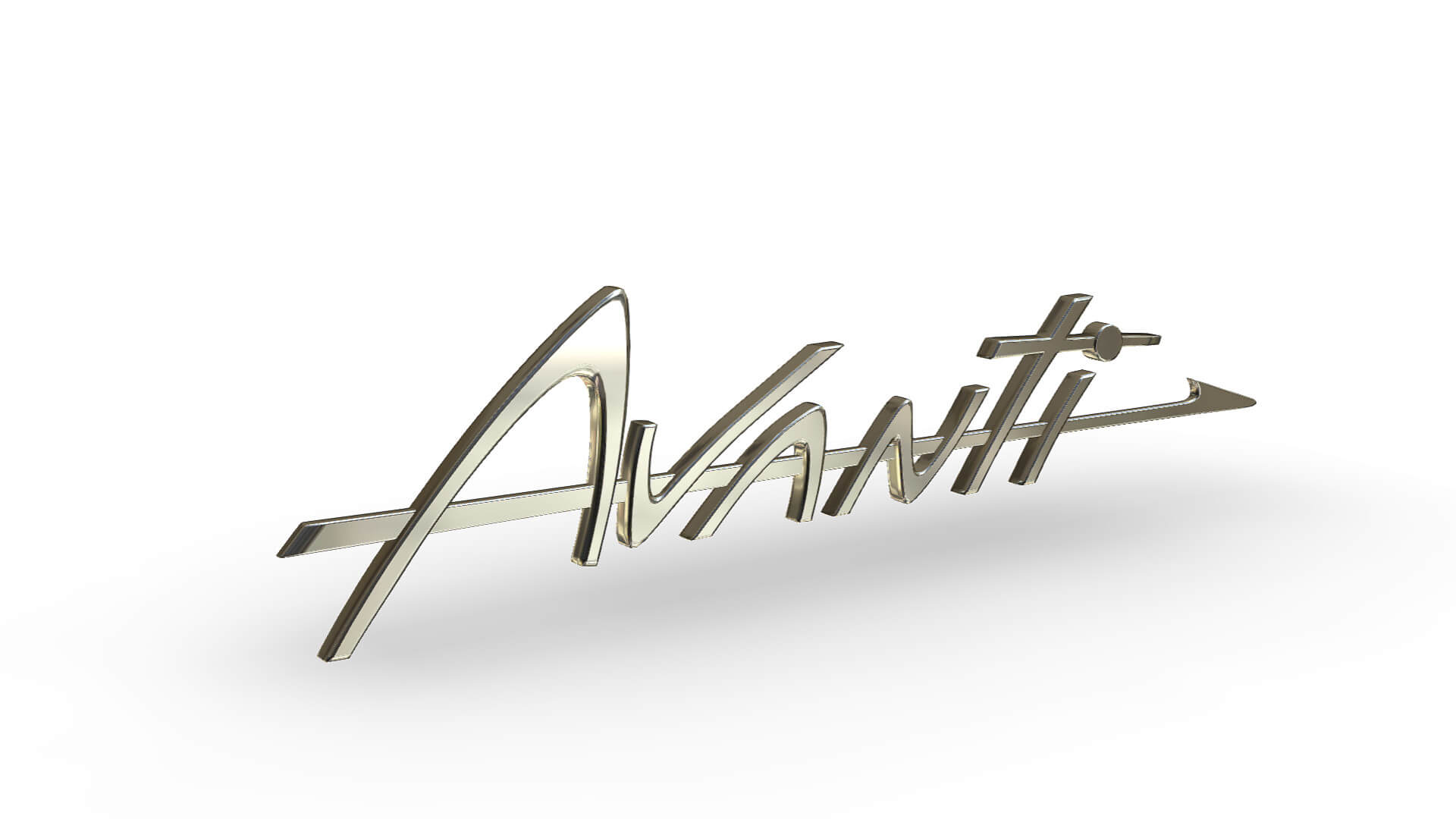 Avanti Logo - 3D Model by 3d_logoman