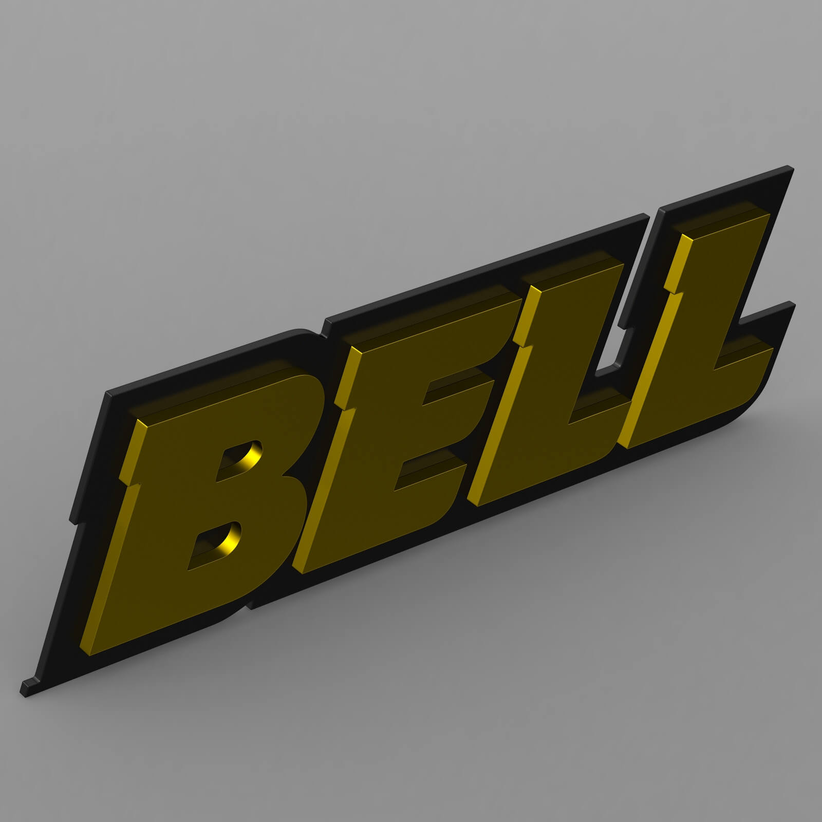 Bell Logo - 3D Model by 3d_logoman