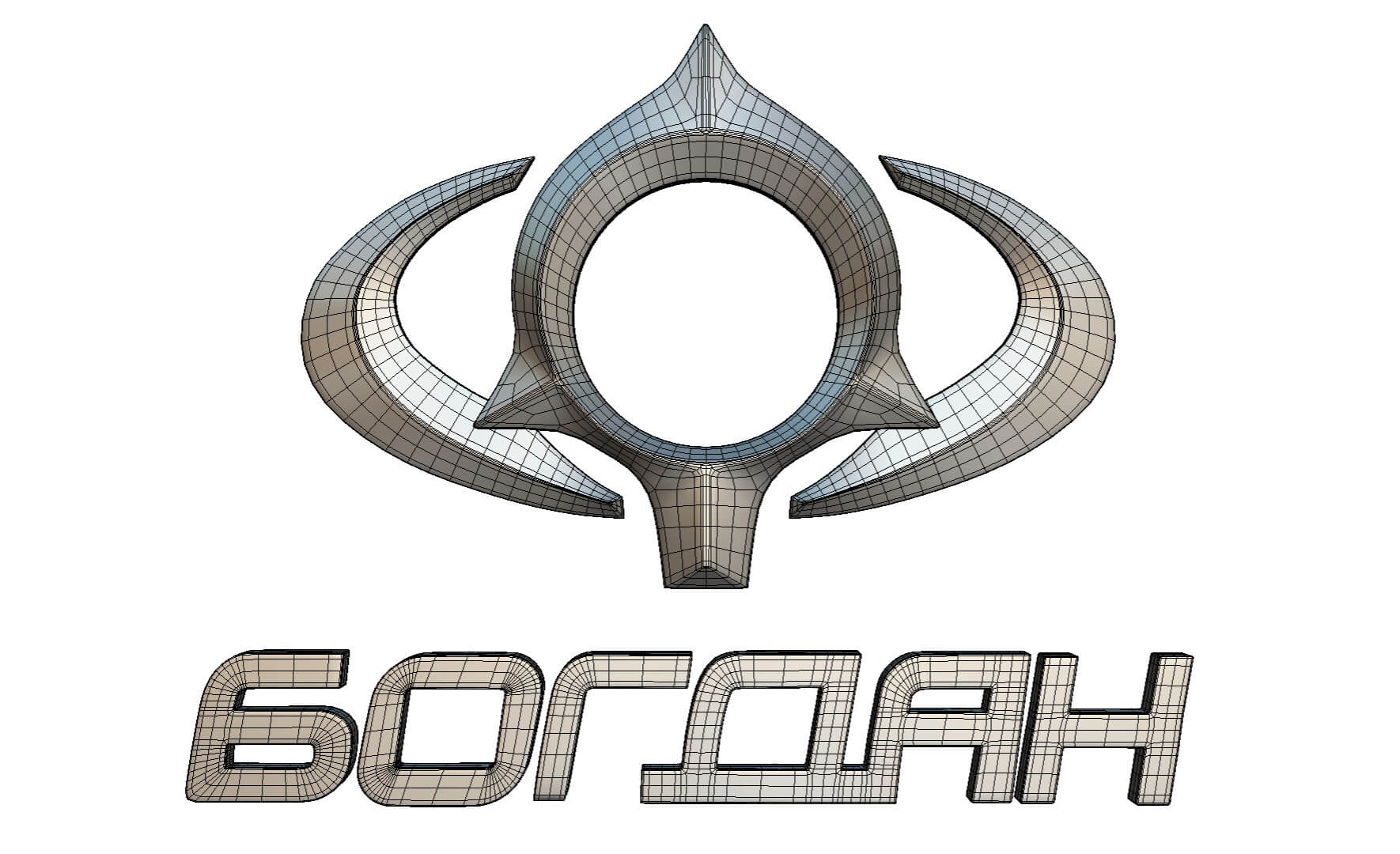 Bogdan Logo - 3D Model by 3d_logoman