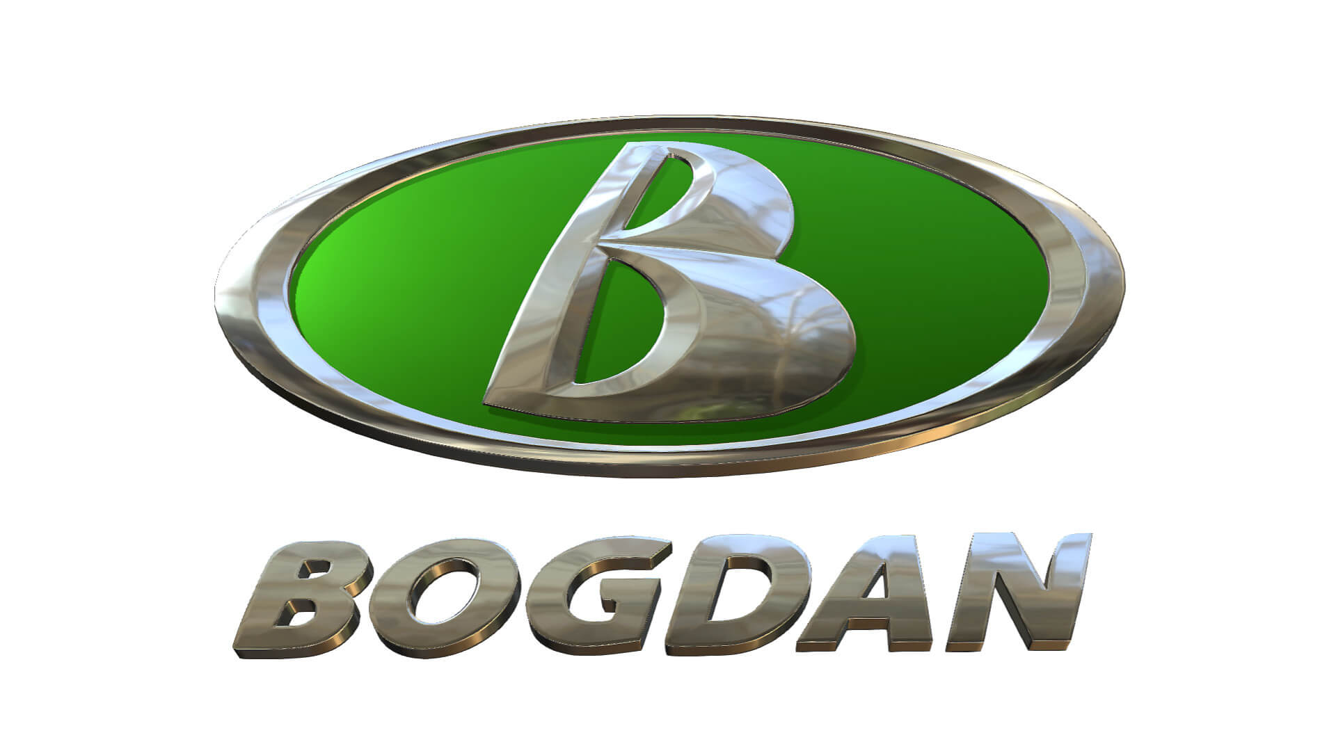 Bogdan Logo - 3D Model by 3d_logoman