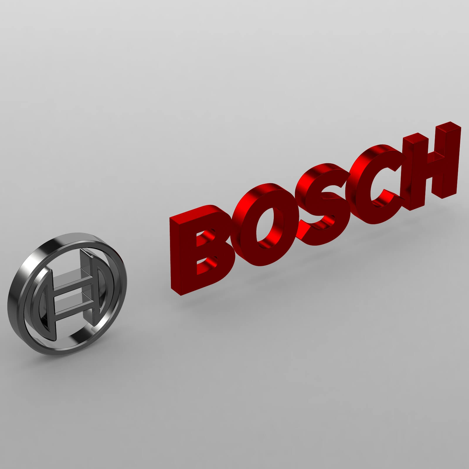 Bosch Logo - 3D Model by 3d_logoman