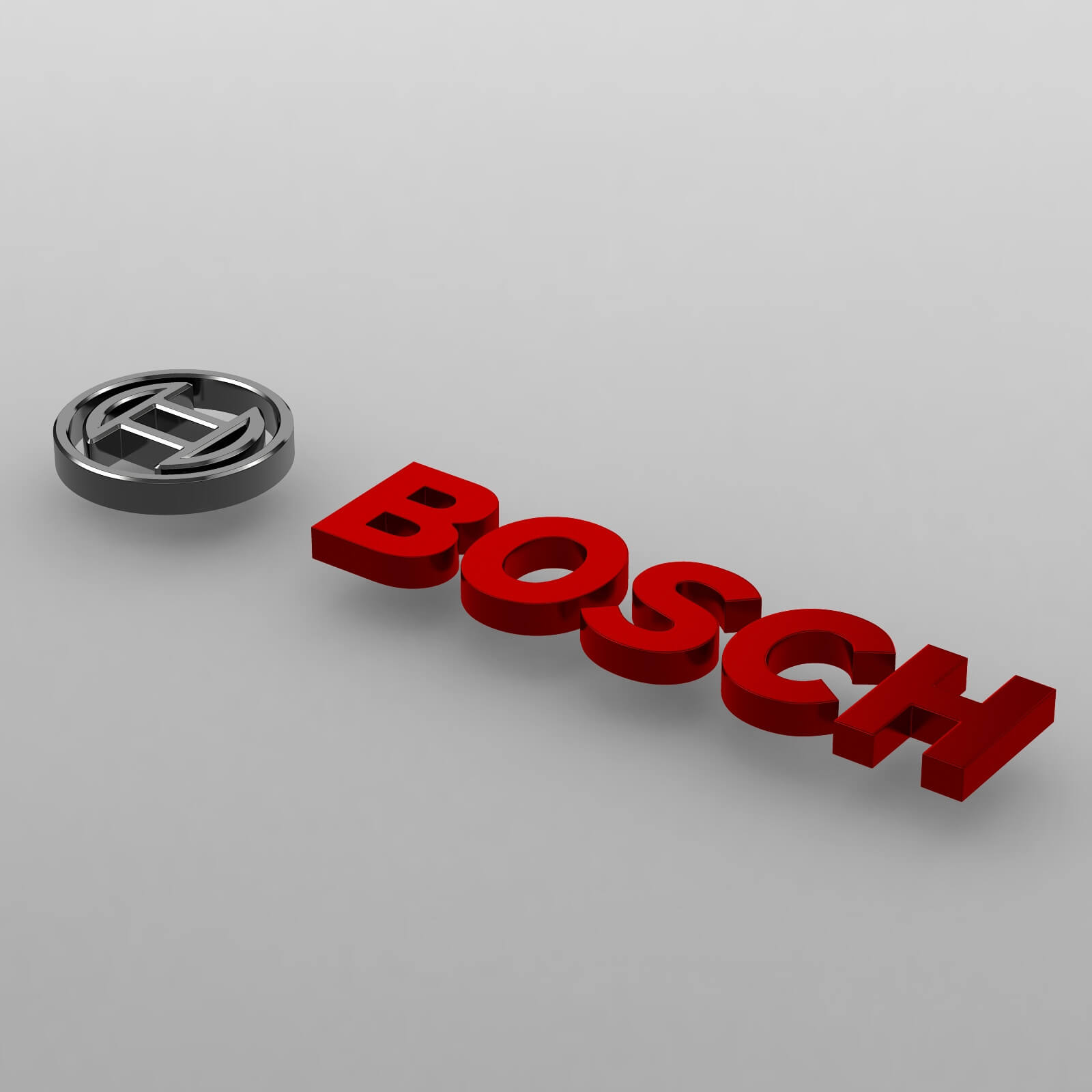 Bosch Logo - 3D Model by 3d_logoman