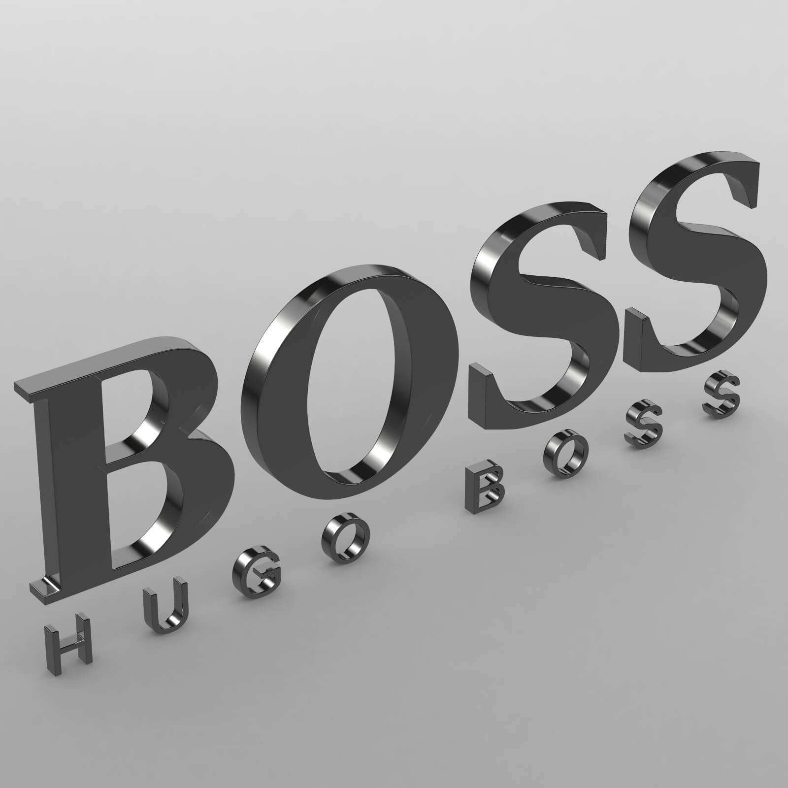 Boss Logo - 3D Model by 3d_logoman