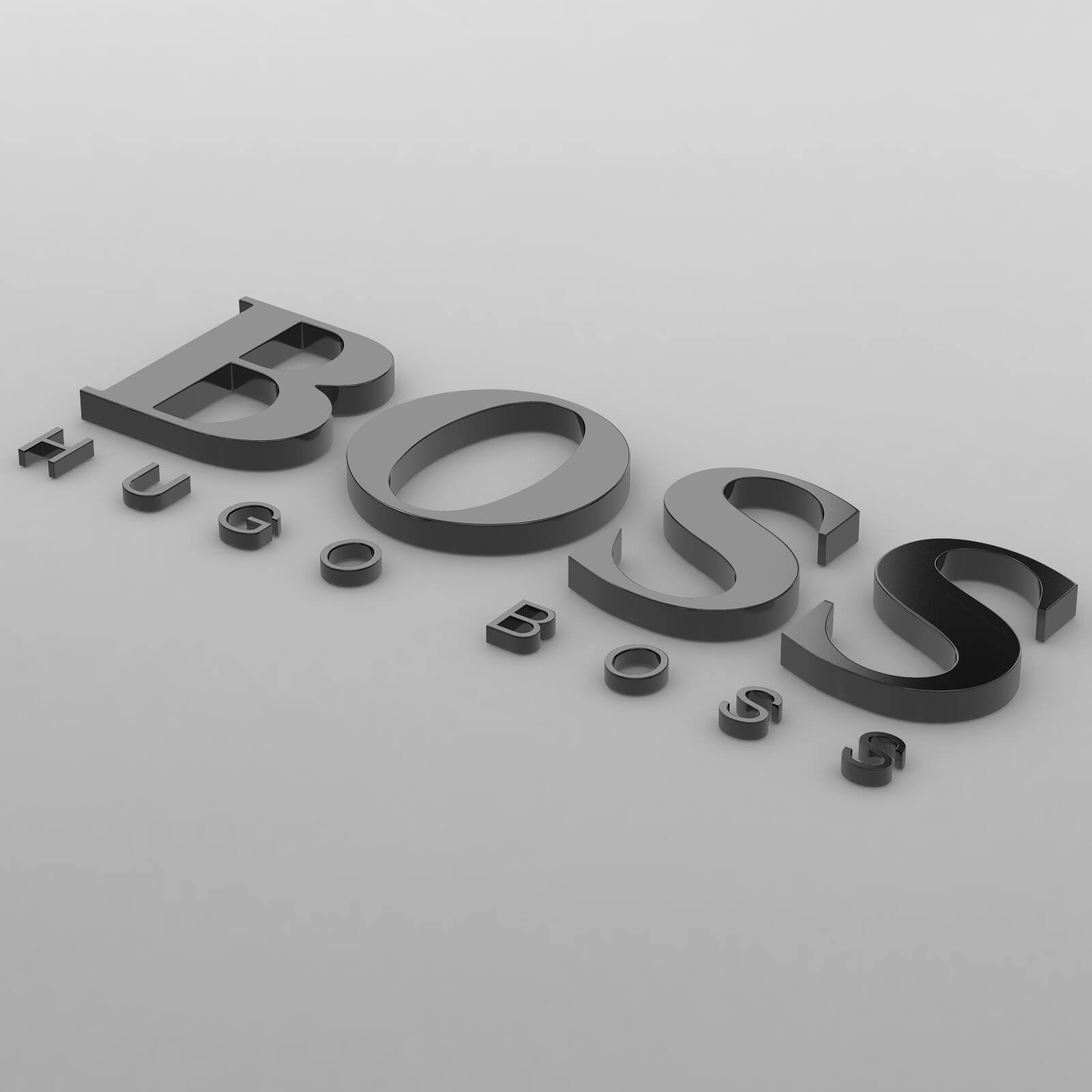 Boss Logo - 3D Model by 3d_logoman