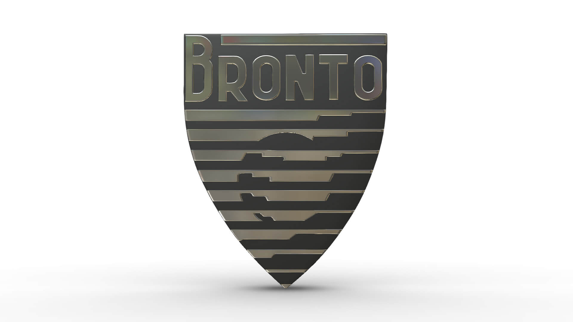 Bronto Logo - 3D Model by 3d_logoman