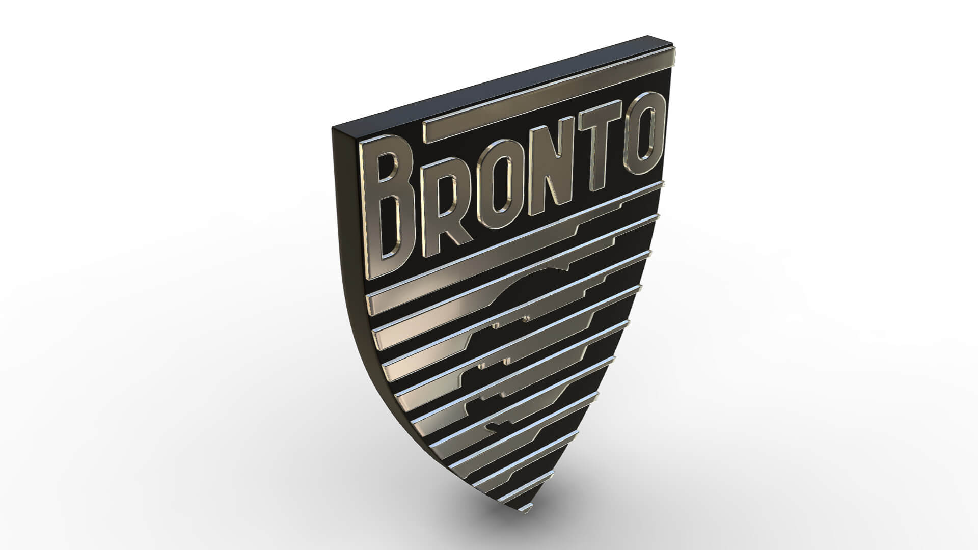 Bronto Logo - 3D Model by 3d_logoman