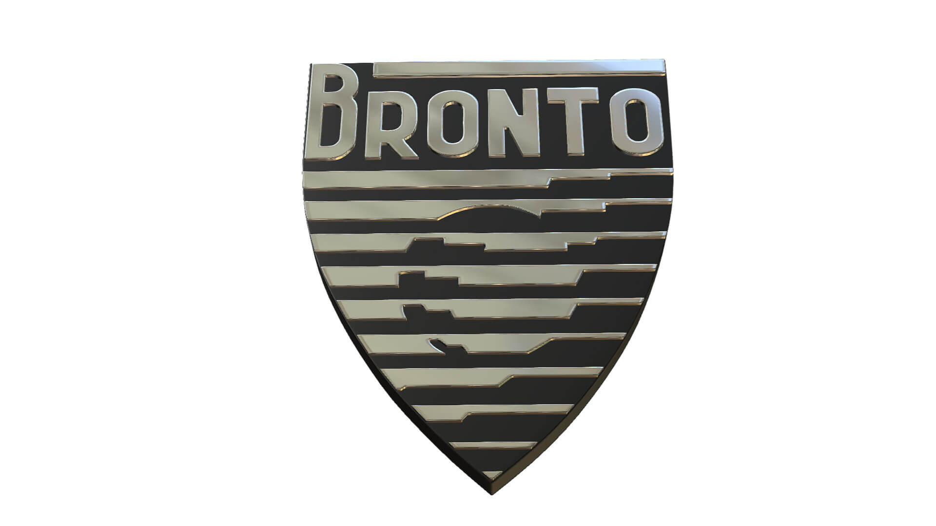 Bronto Logo - 3D Model by 3d_logoman