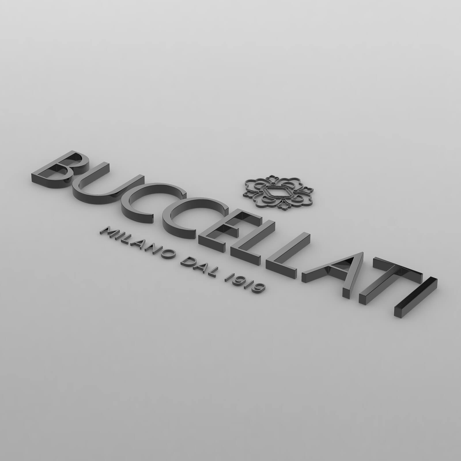 Buccellati Logo - 3D Model by 3d_logoman