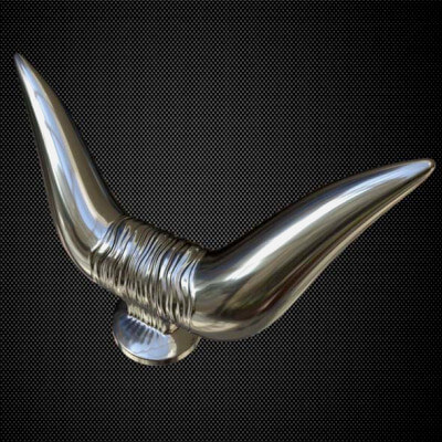 Bull Hood Ornament - 3D Model by 3d_logoman