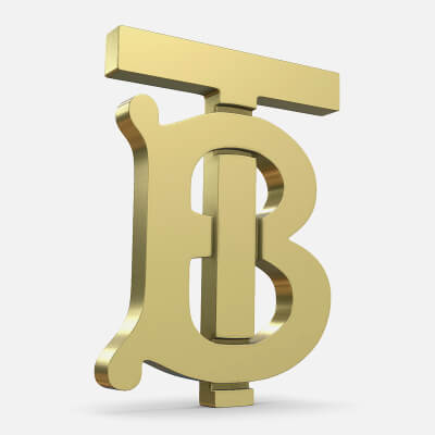 Burberry Logo - 3D Model by 3d_logoman