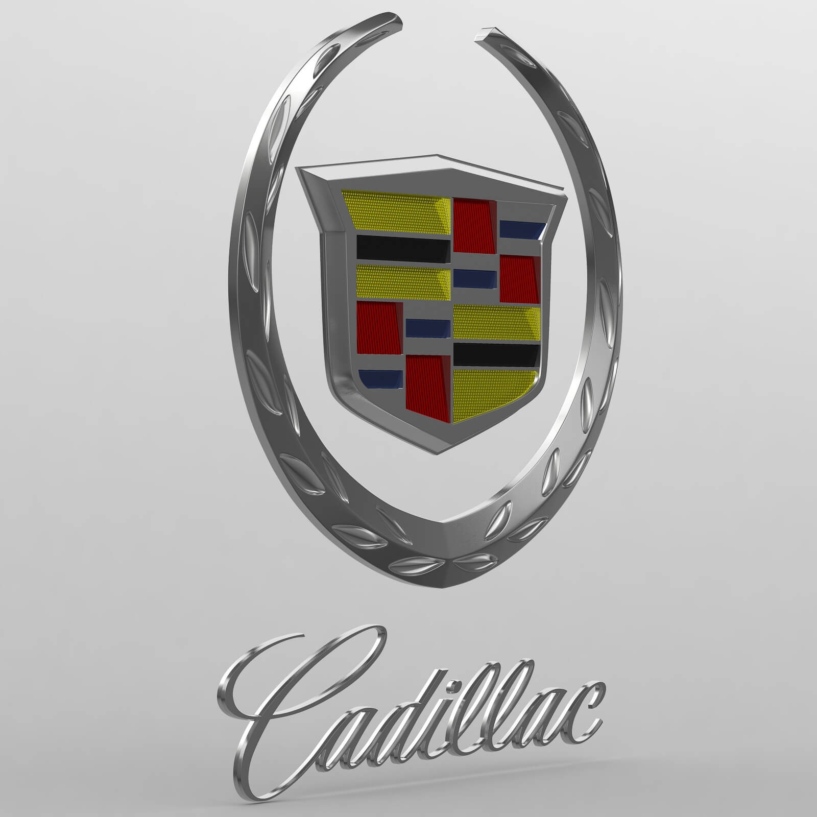 Cadillac Logo - 3D Model by 3d_logoman
