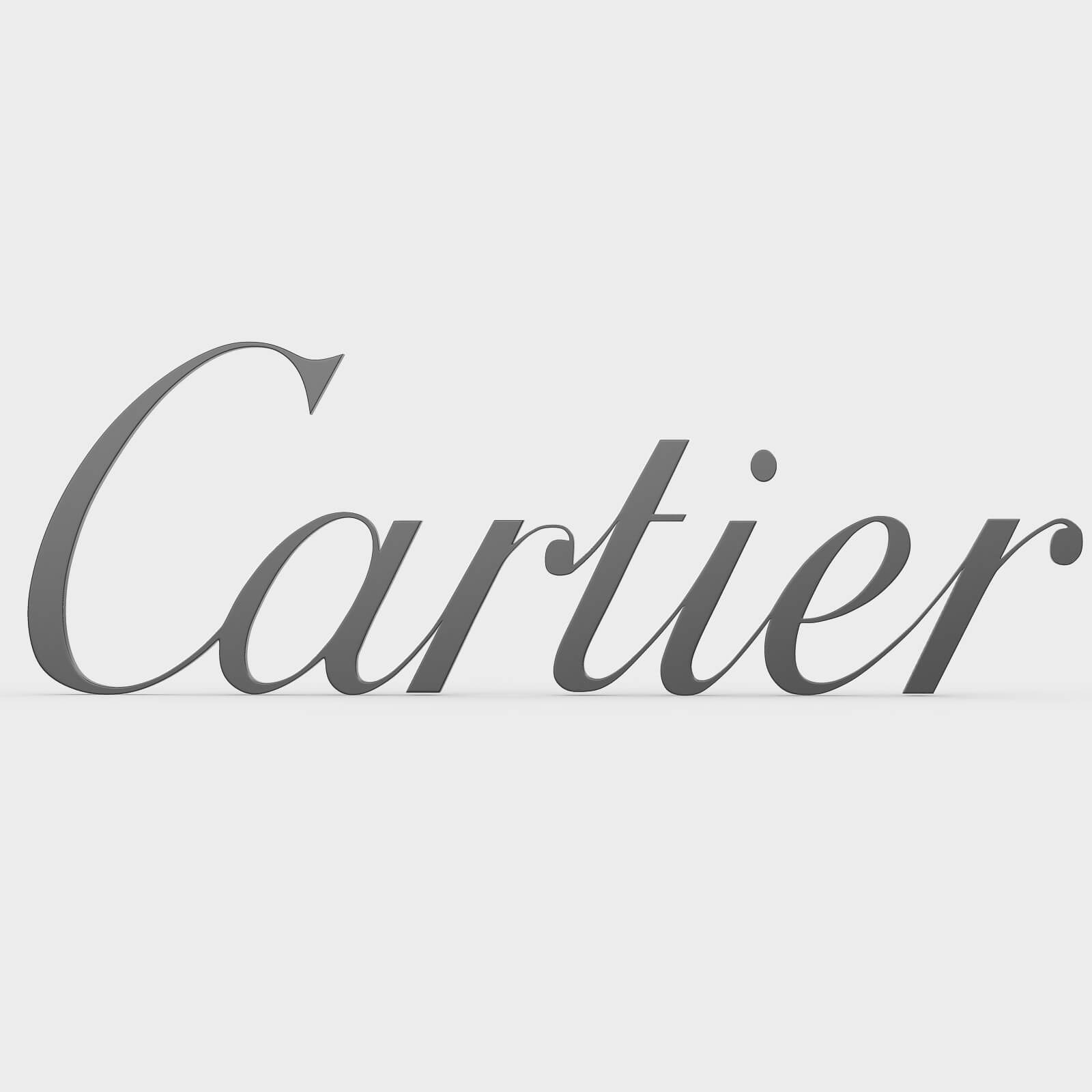 Cartier Logo - 3D Model by 3d_logoman