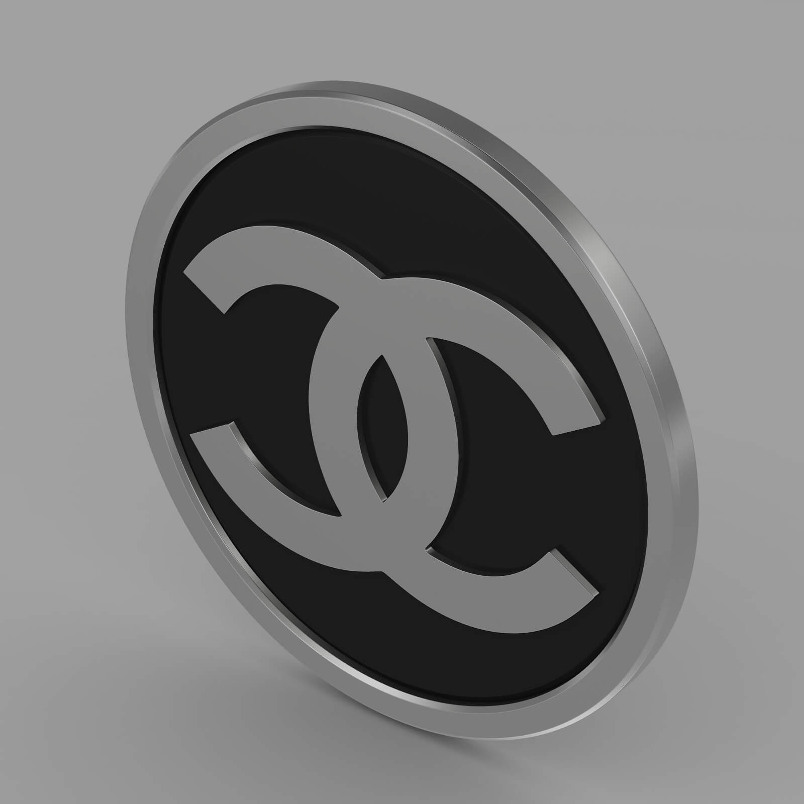 Chanel Logo - 3D Model by 3d_logoman