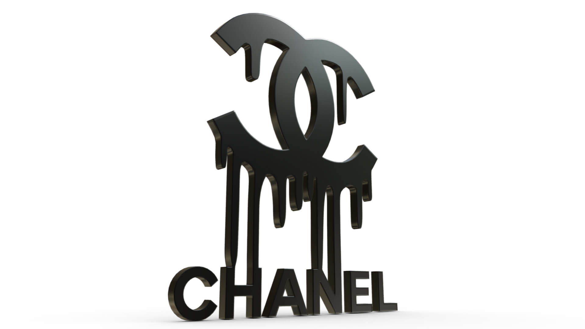 Chanel Logo - 3D Model by 3d_logoman