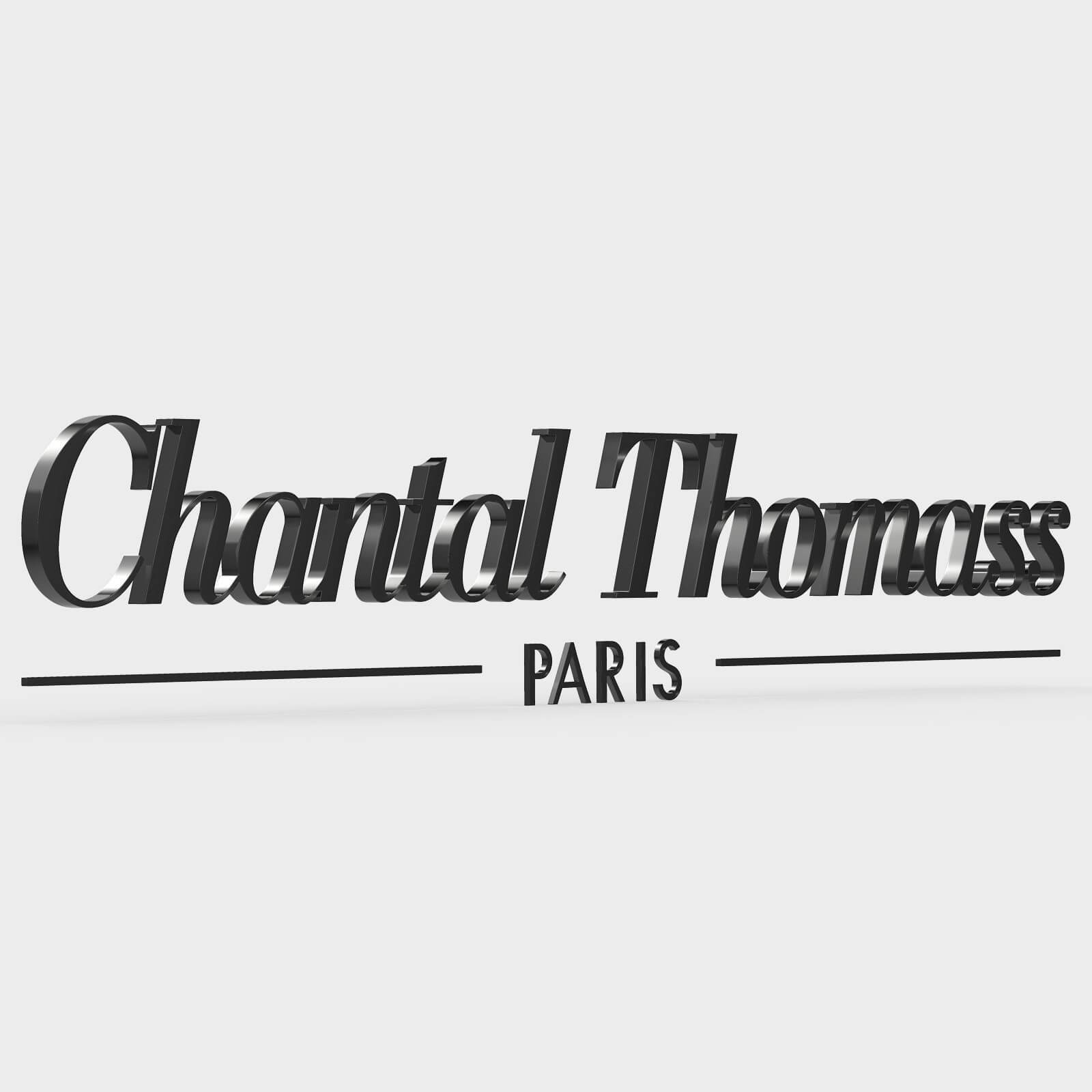 Chantal Thomass Logo - 3D Model by 3d_logoman