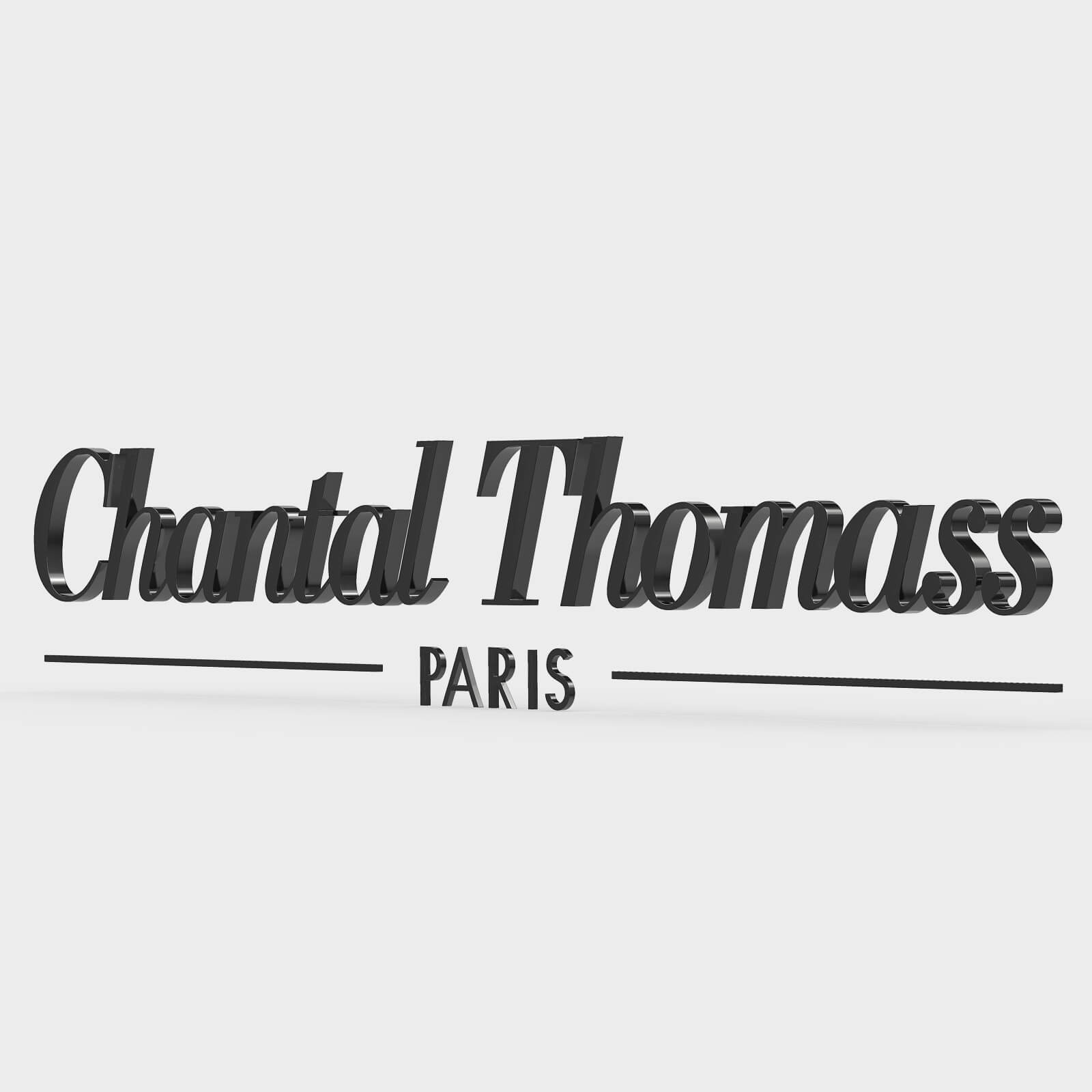 Chantal Thomass Logo - 3D Model by 3d_logoman