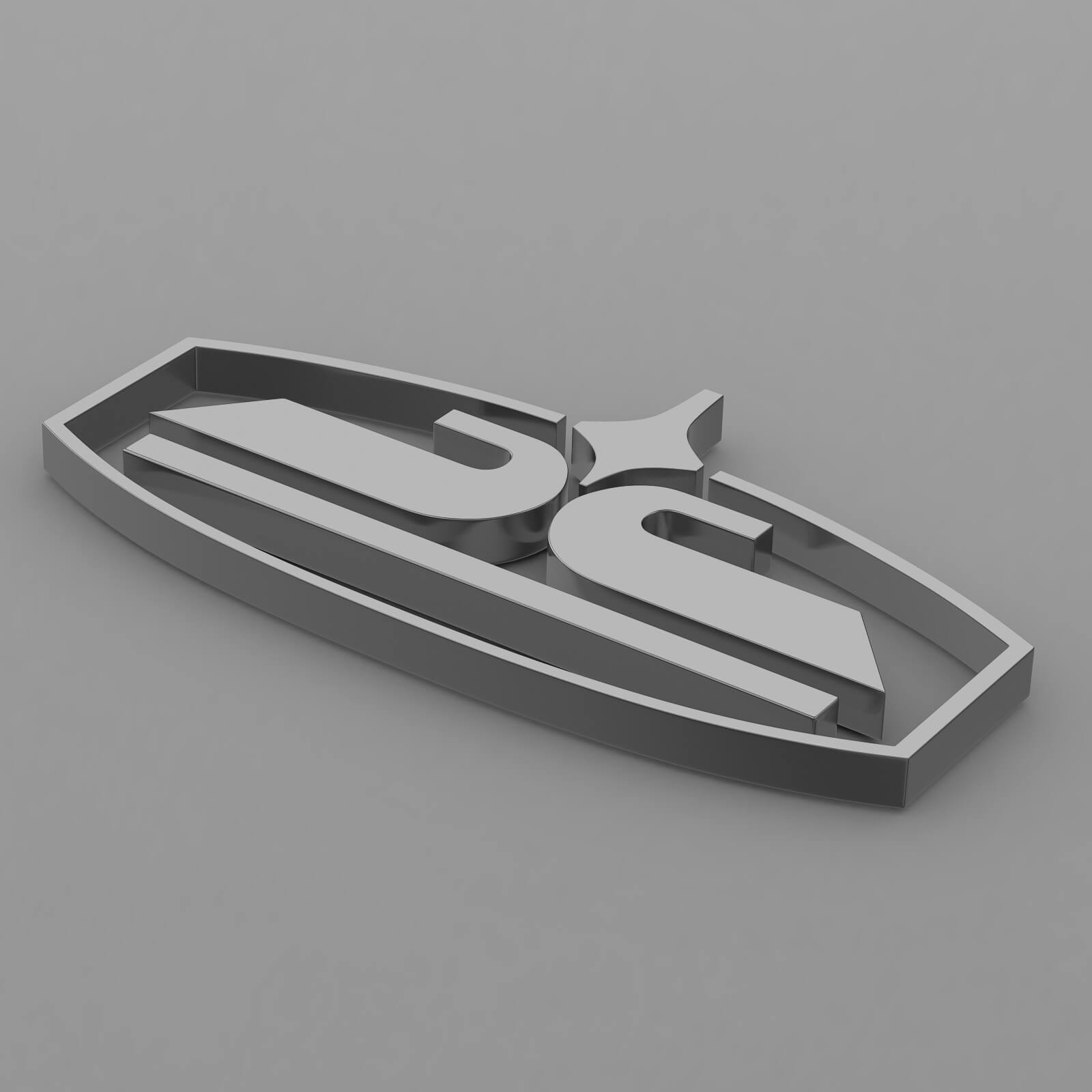 Chaz Logo - 3D Model by 3d_logoman