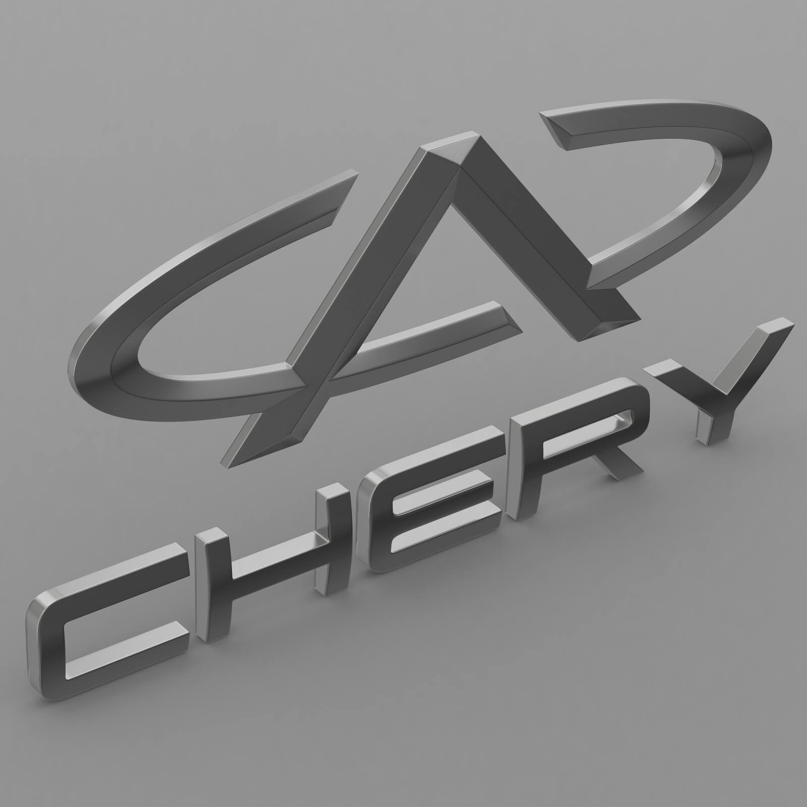Chery Logo - 3D Model by 3d_logoman
