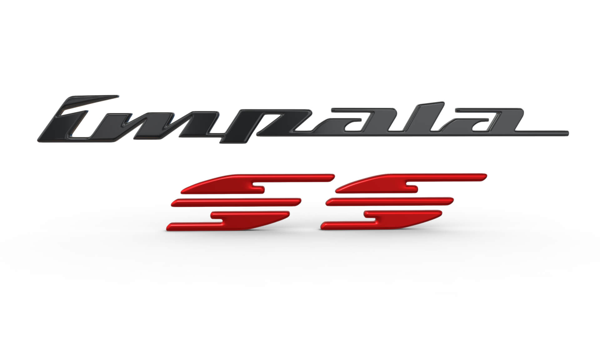 Chevrolet Impala Logo Nameplate - 3D Model by 3d_logoman