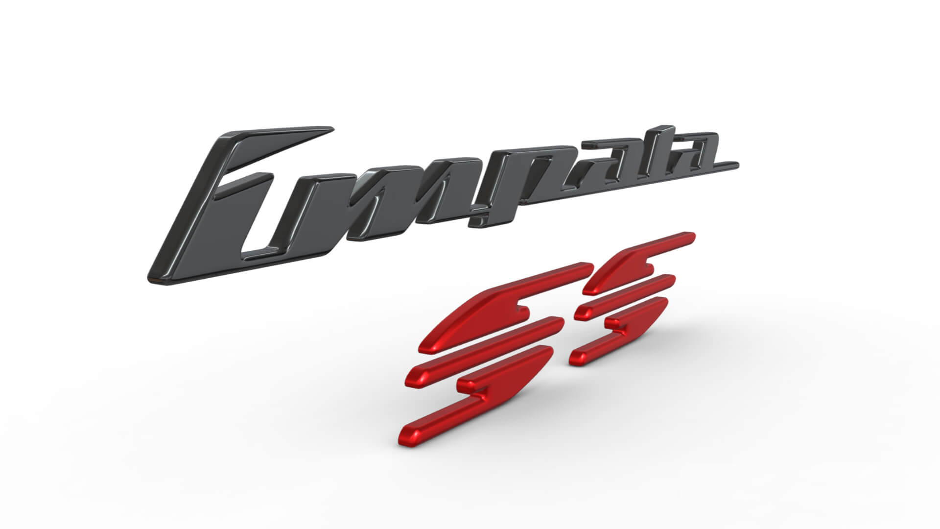Chevrolet Impala Logo Nameplate - 3D Model by 3d_logoman