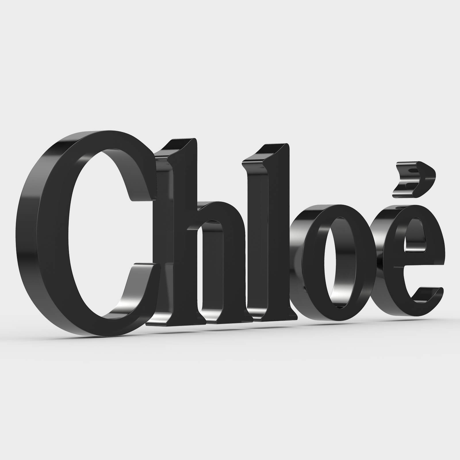 Chloe Logo - 3D Model by 3d_logoman