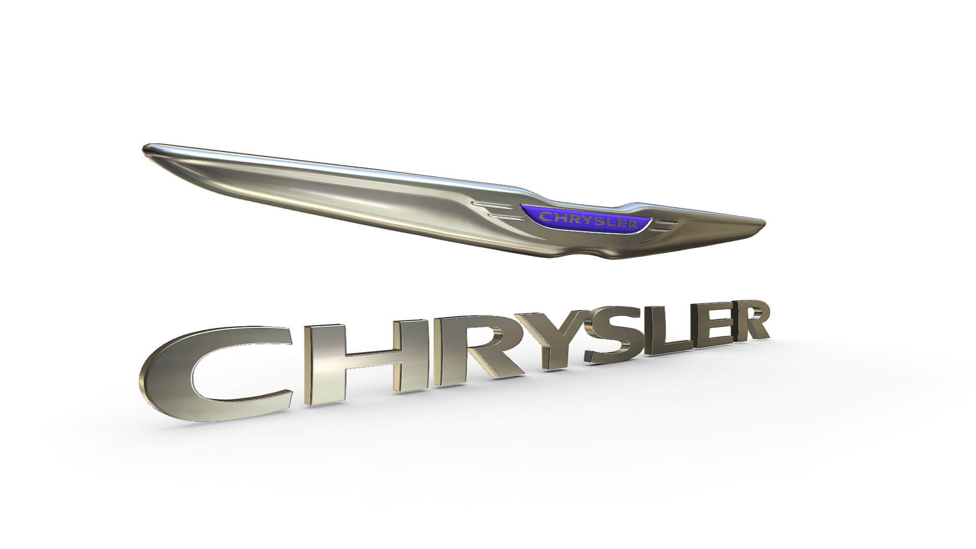 Chrysler Logo - 3D Model by 3d_logoman