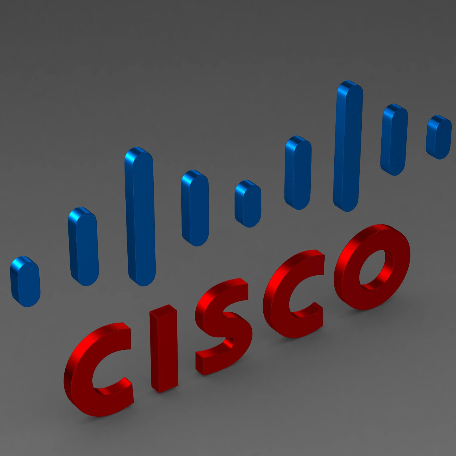 Cisco Logo - 3D Model by 3d_logoman