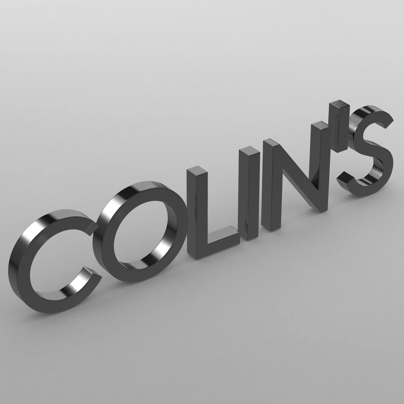Colins Logo - 3D Model by 3d_logoman