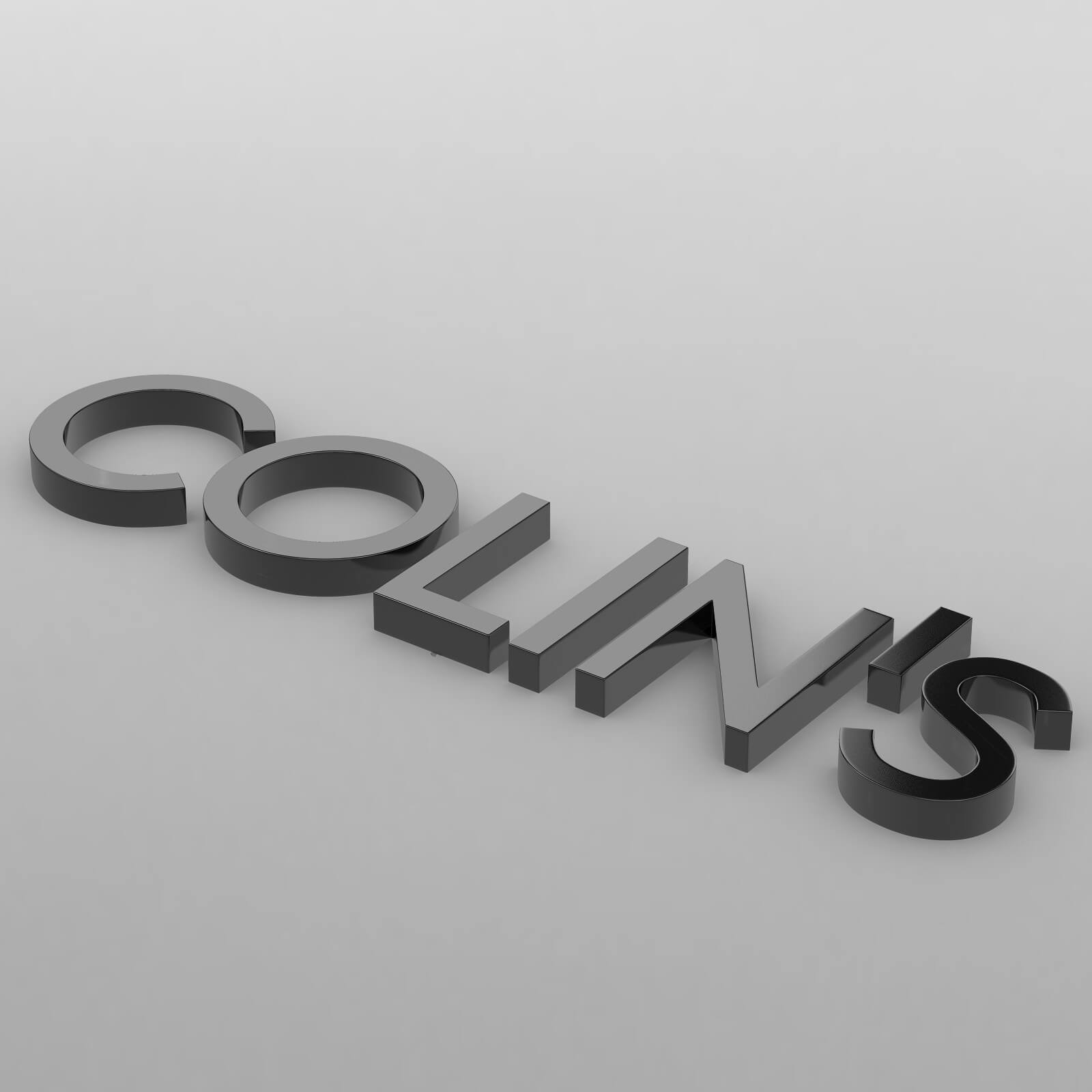 Colins Logo - 3D Model by 3d_logoman