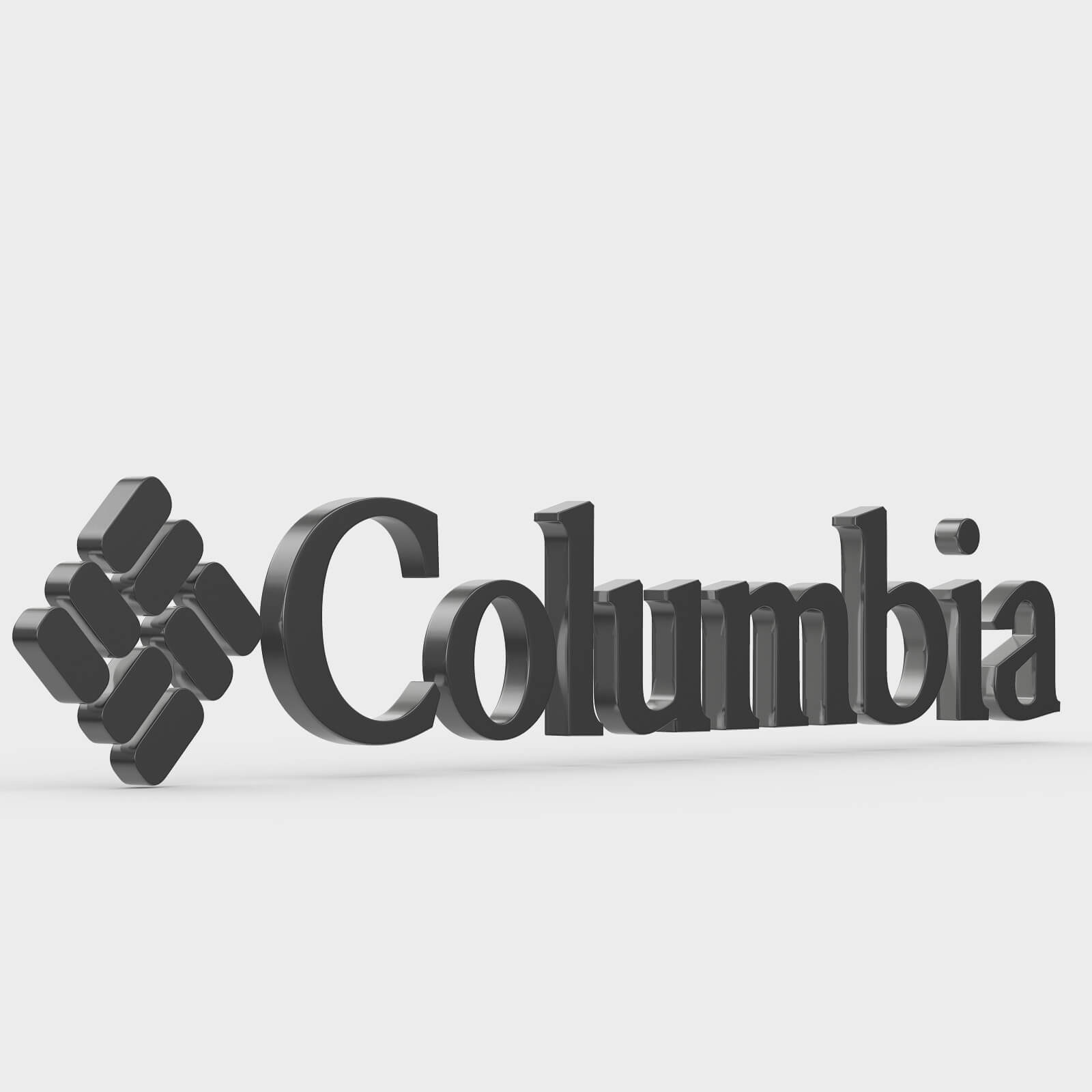 Columbia Logo - 3D Print Model by 3d_logoman